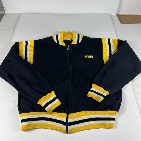 Pony | Shirts | Vtg 9s 80s Pony Track Jacket Fits Medium Black Faded ...
